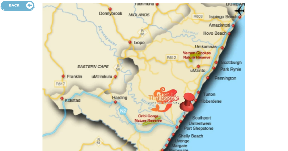 South Coast Map